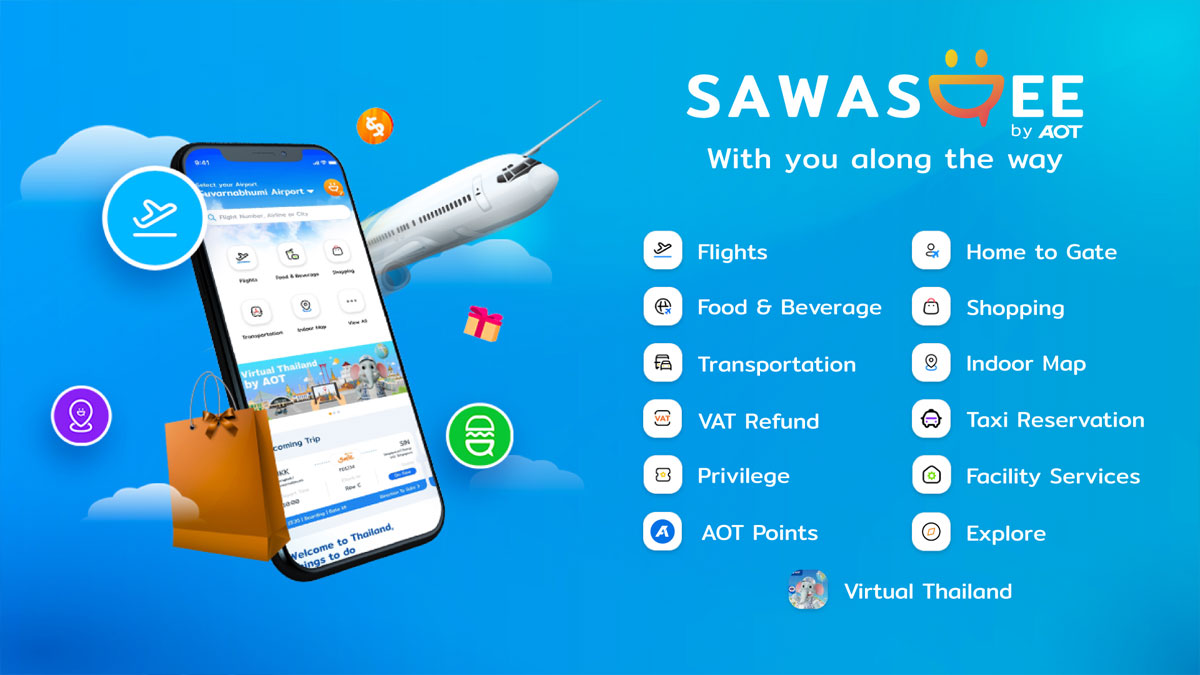 เปิดตัวซูเปอร์แอปฯ "Sawasdee by AOT" ตอบโจทย์ไลฟ์สไตล์การท่องเทียวรูป ...