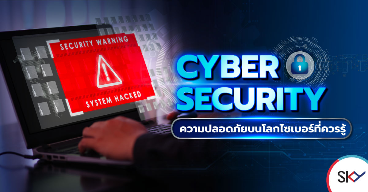 Cyber Security ความปลอดภัยบนโลกไซเบอร์ที่ควรรู้ - SKY ICT