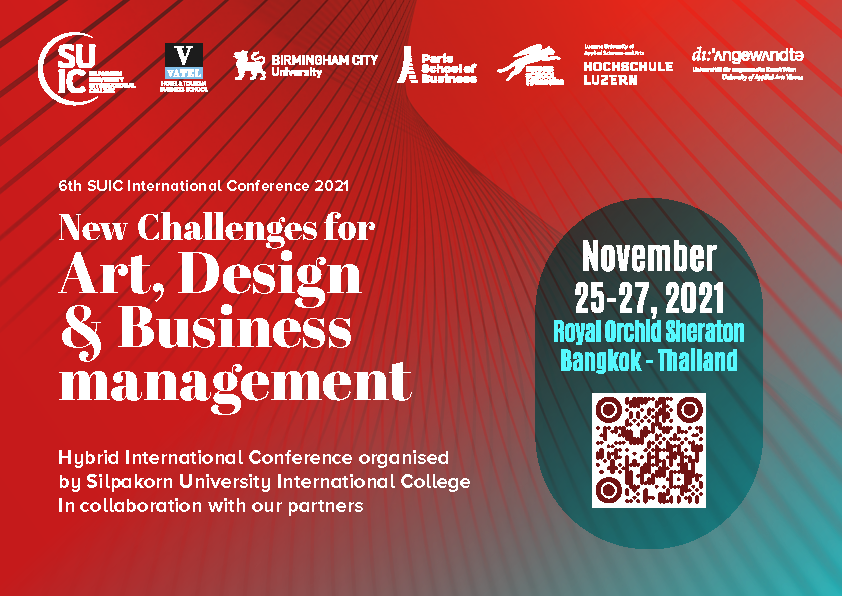 6th SUIC International Conference 2021 - Silpakorn University ...