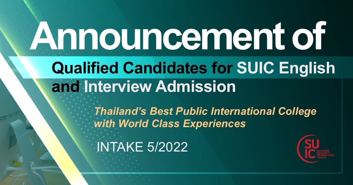 List of Bachelor Degree Programmes’ Qualified Candidates for SUIC ...