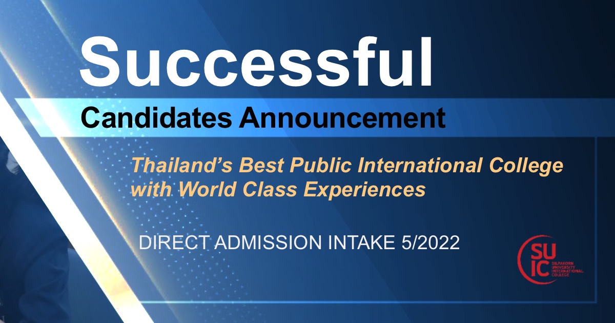 List of Successful Candidates for Bachelor Degree Programmes Academic ...