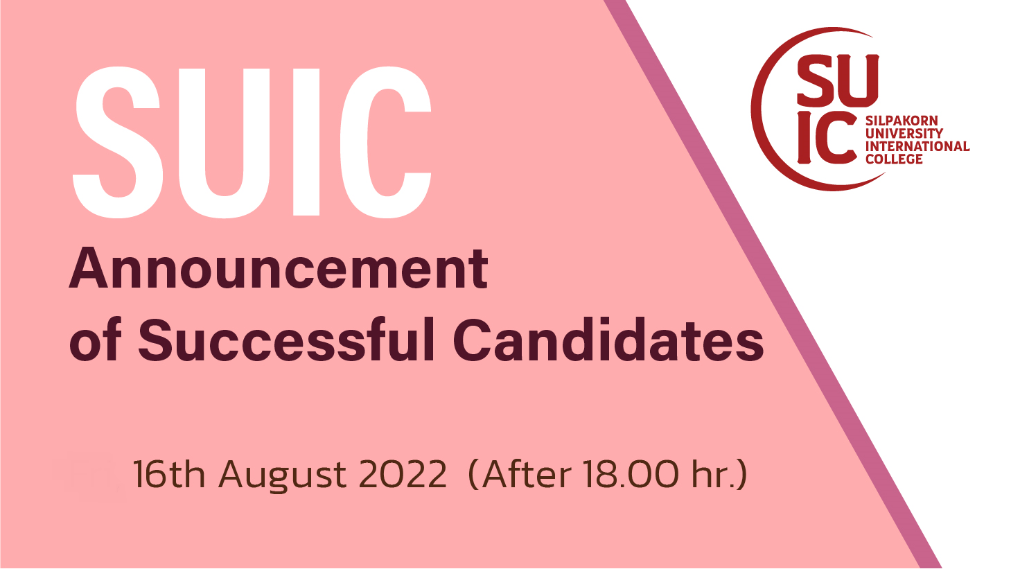 List of Successful Candidates for Bachelor Degree Programmes Academic ...