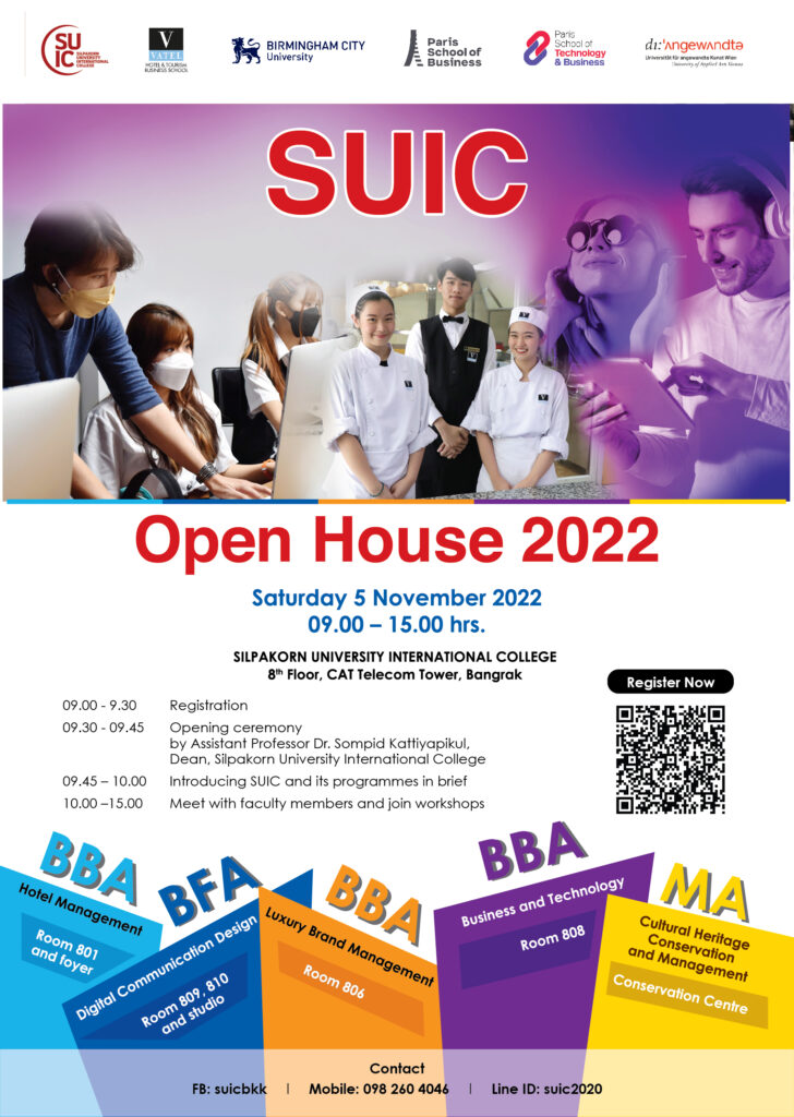 SUIC OPEN HOUSE 2022 - Silpakorn University International College