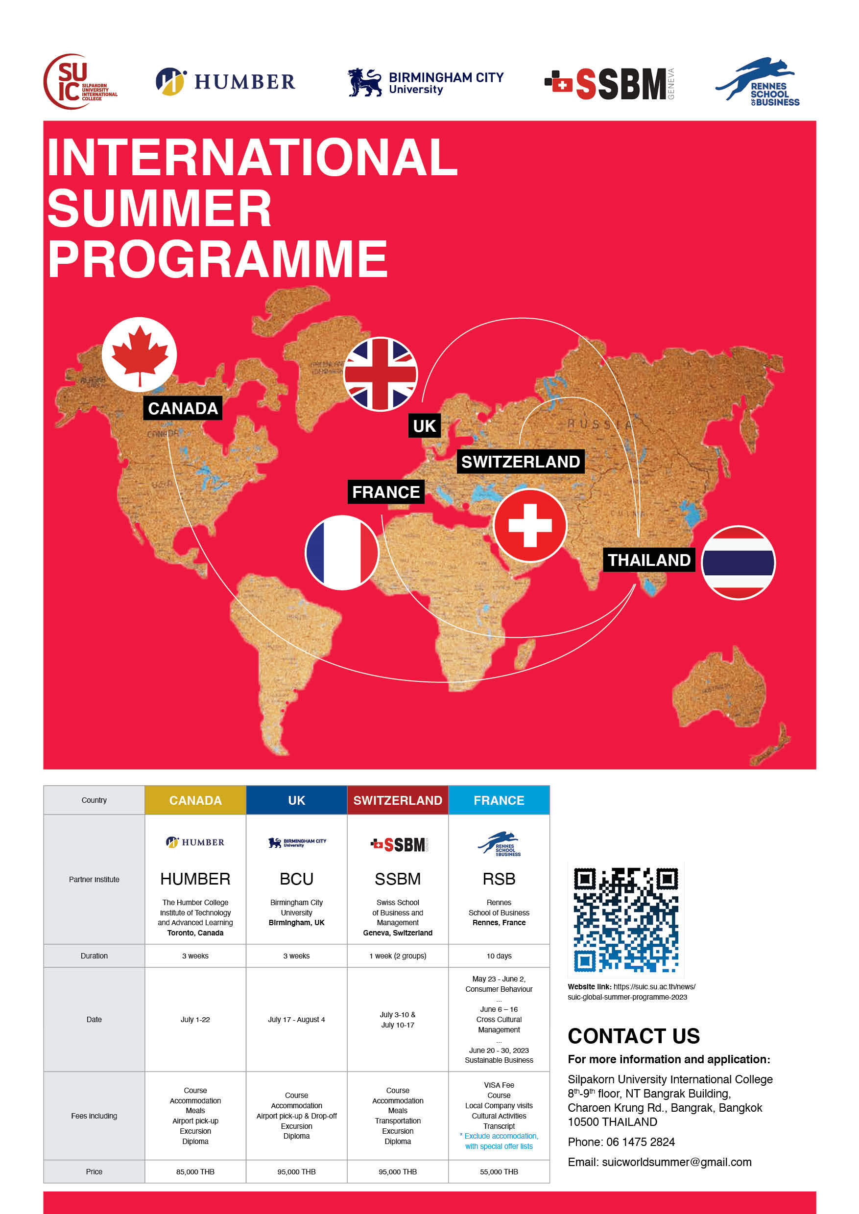 SUIC Global Summer Programme 2023 Silpakorn University International