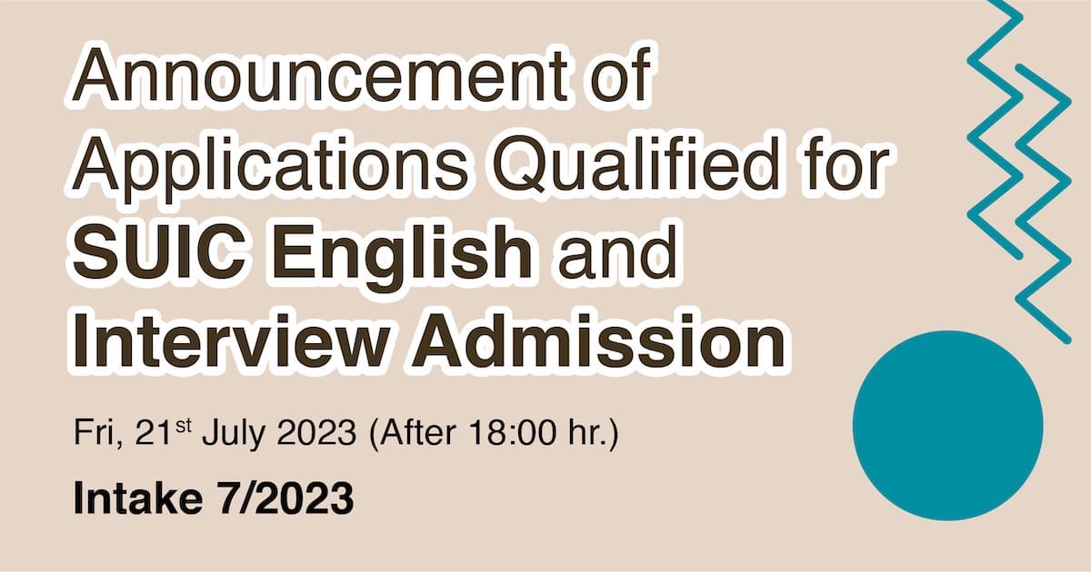 List of Bachelor Degree Programmes’ Qualified Candidates for SUIC ...