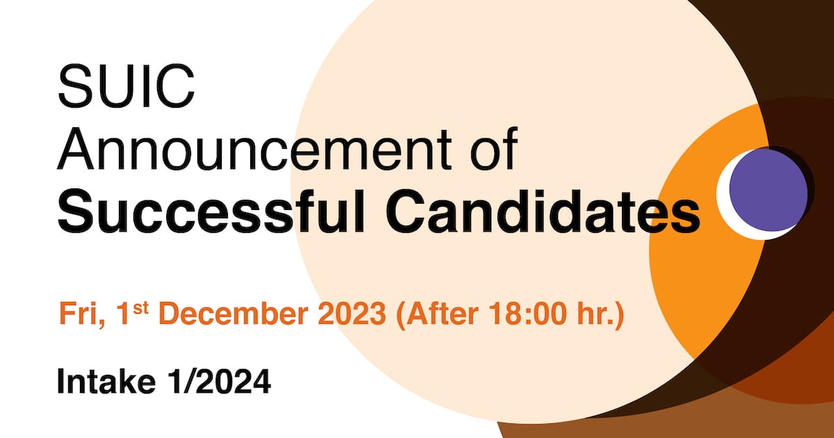 List of Successful Candidates for Bachelor Degree Programmes Academic ...