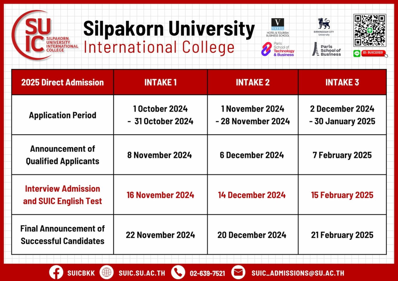 Student Information - Silpakorn University International College